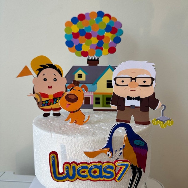 Up Cake Topper - Etsy