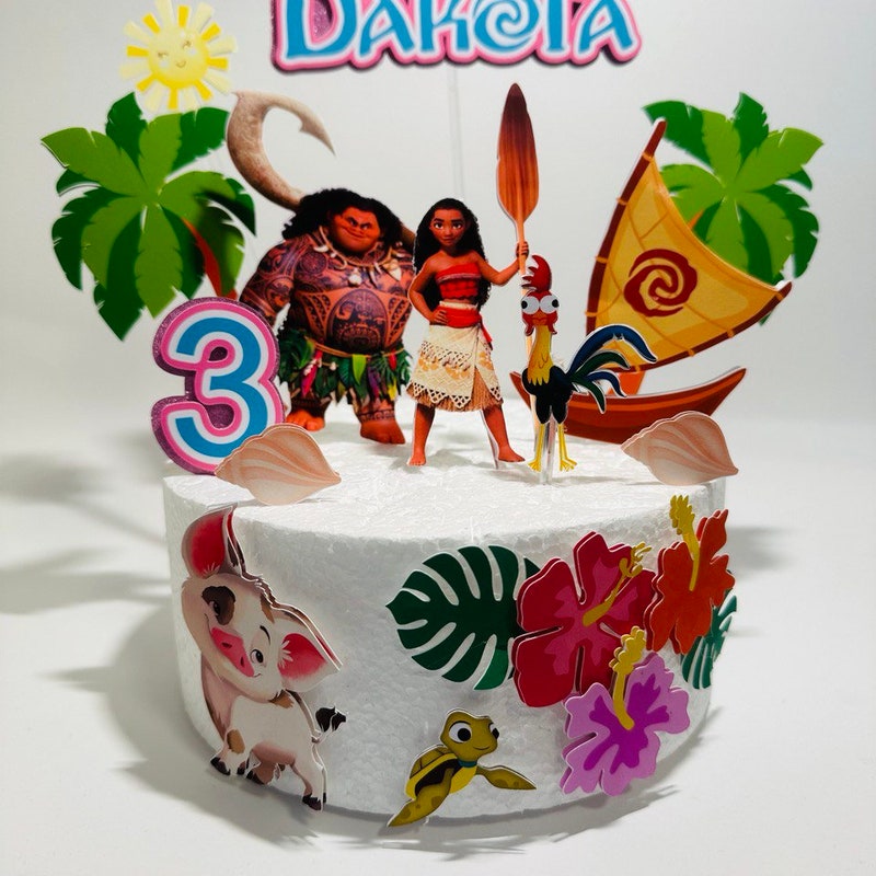 Moana Cake Topper - Etsy