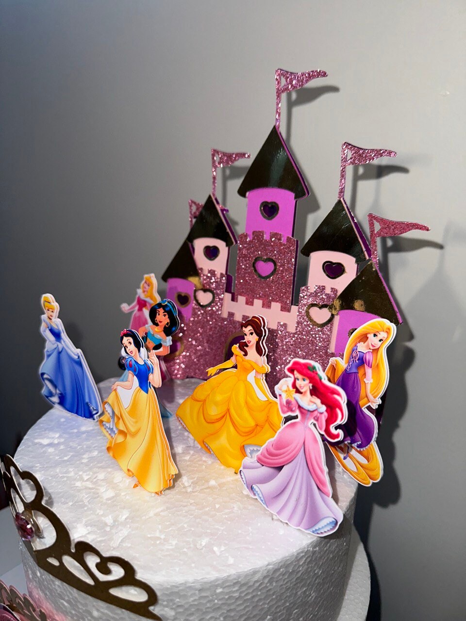 Princesses Cake Topper Princesses Birthday Party - Etsy