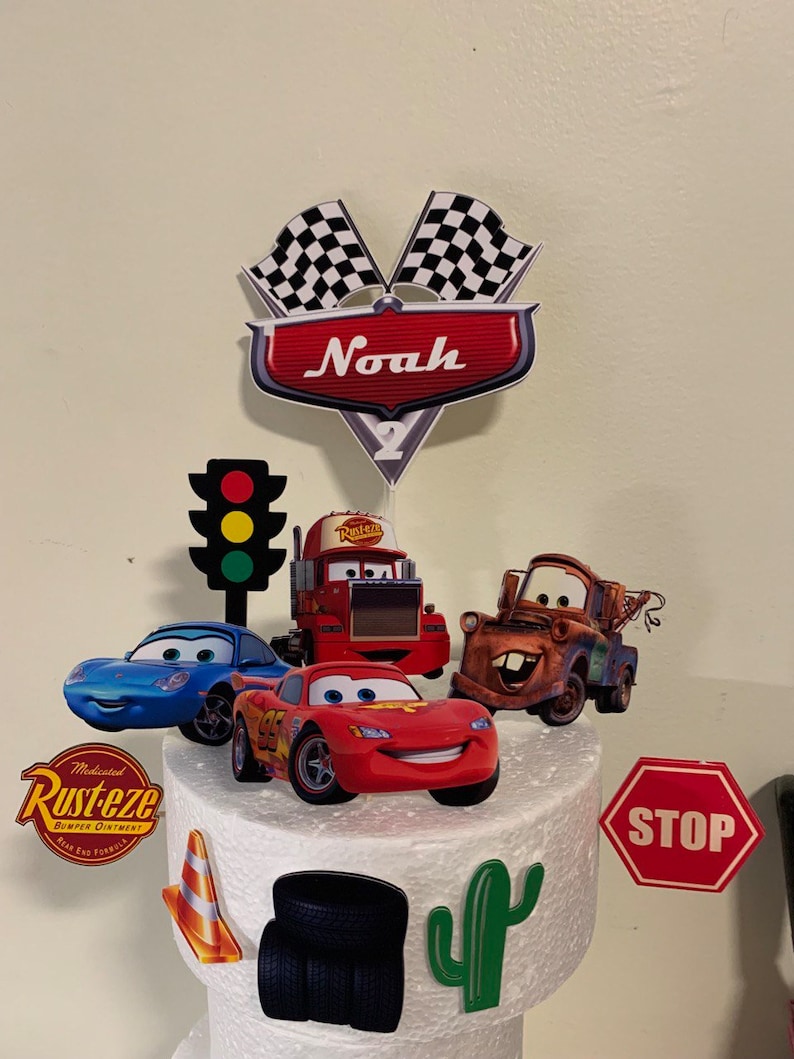 Cars Cake Topper Cars Birthday Party - Etsy