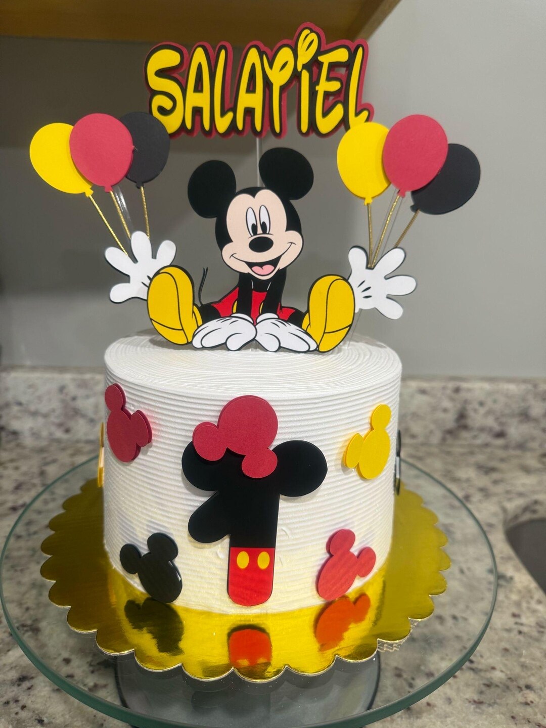 Mickey Cake Topper - Mickey Custom Cake Topper - Mickey Party Decor ...