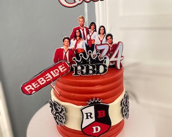 Rebelde RBD Inspired Cake Topper - Etsy