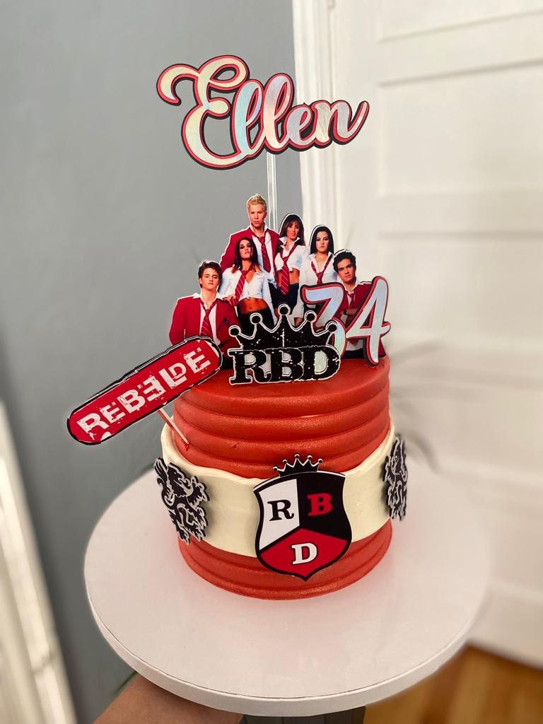 RBD Cake Topper Rebelde Birthday - Etsy