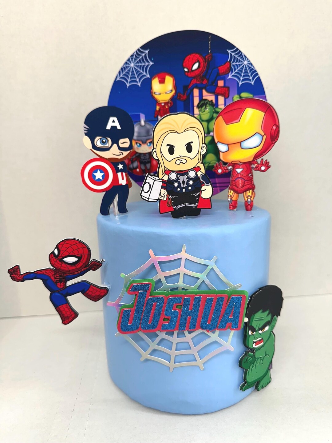 Avengers Cake Topper - Heroes Cake Topper - Heroes Birthday Party - Etsy