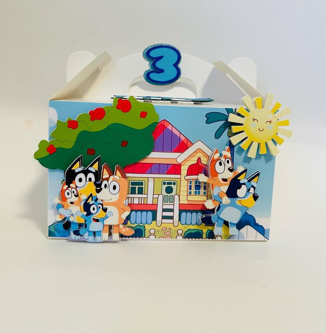 Bluey Gable Box Bluey Birthday Party bluey Party Favors - Etsy
