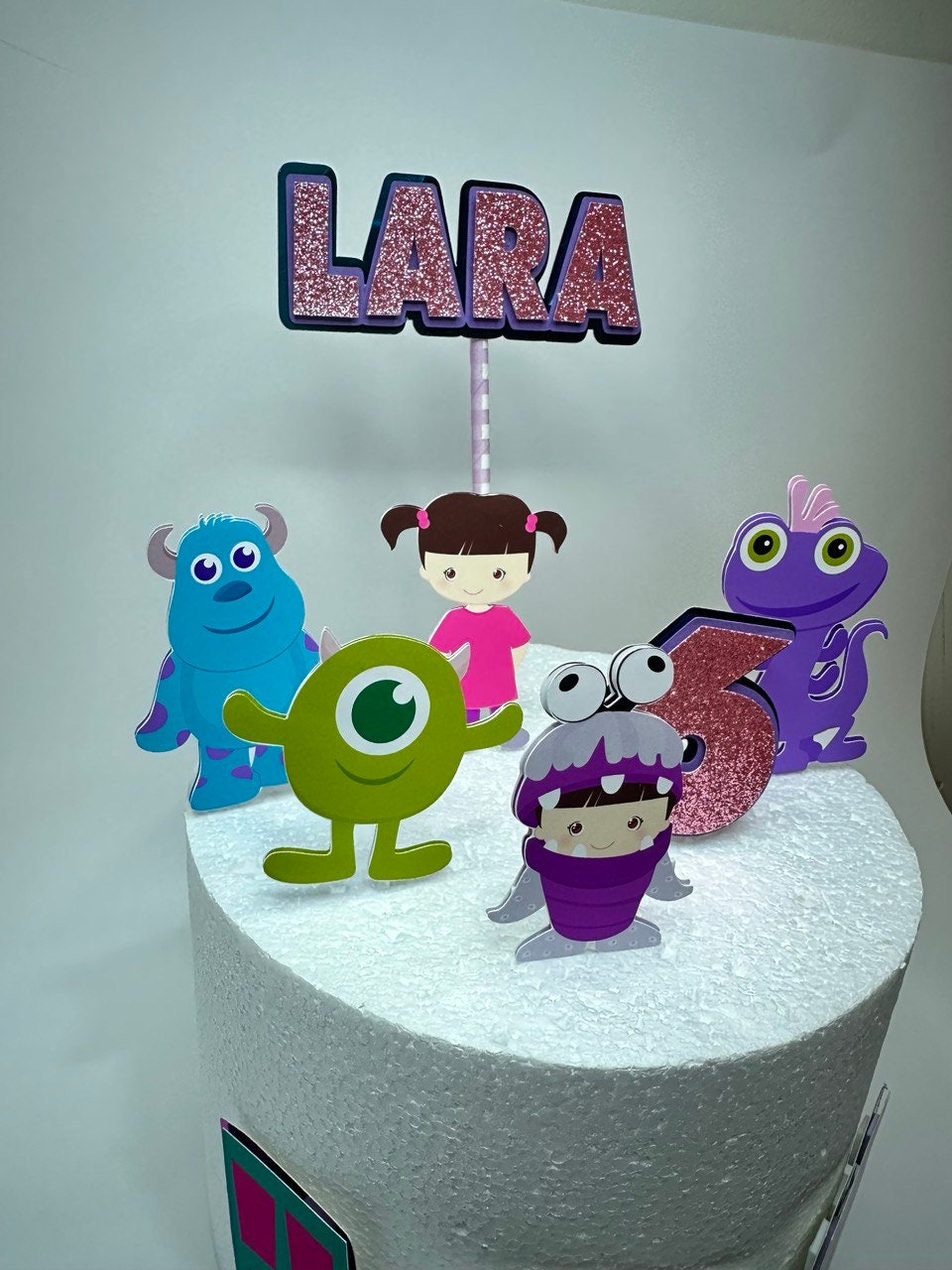 Monsters Cake Topper Monsters Birthday Cake Boo Cake Topper - Etsy