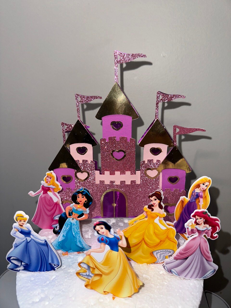 Princesses Cake Topper Princesses Birthday Party - Etsy