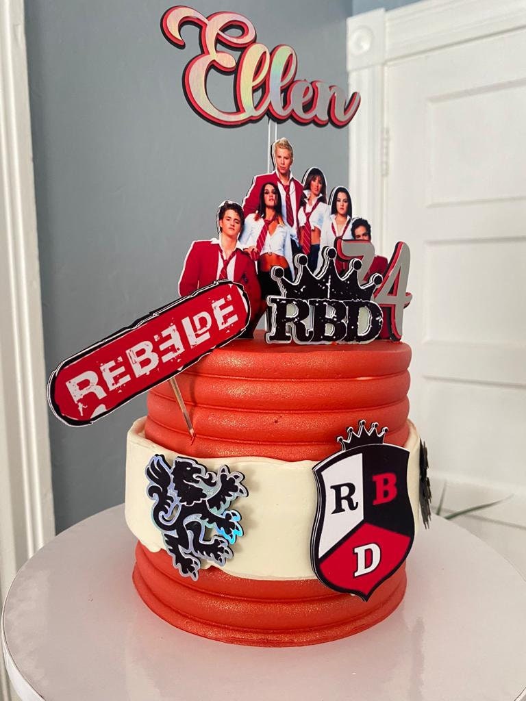 RBD Cake Topper Rebelde Birthday - Etsy