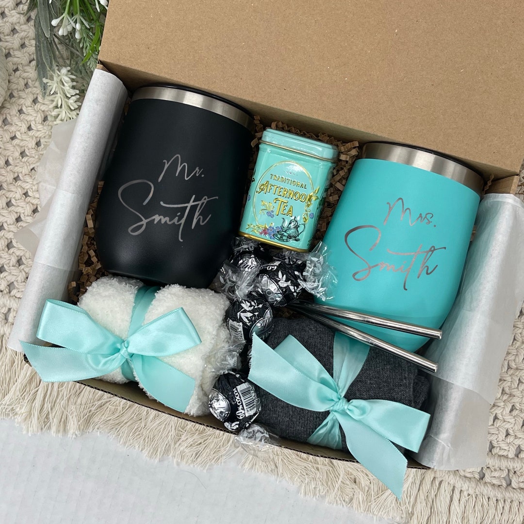 Personalized Wedding Gift Box for A Couple, Anniversary Gift ...