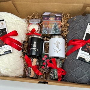 LARGE GIFT SET for Two Personalized Gift for a Couple Ideas Custom Gift ...