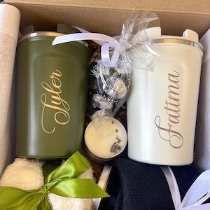 Personalized Gift Box for Two Cozy Set for Couple Happy Anniversary MR ...