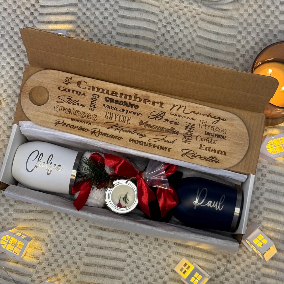 Christmas Gift Box for Couple Personalized Hygge Custom Gift for Two ...