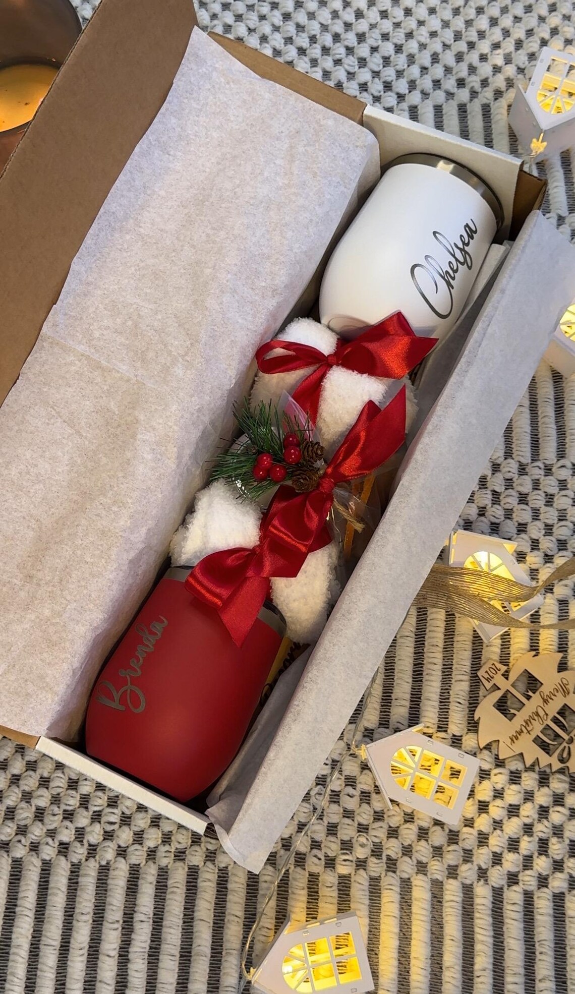 Christmas Gift Box for Couple Personalized Hygge Custom Gift for Two ...