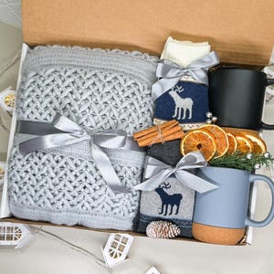 Christmas Gift Set for A Couple Holidays Hygge Gift for Two Happy ...
