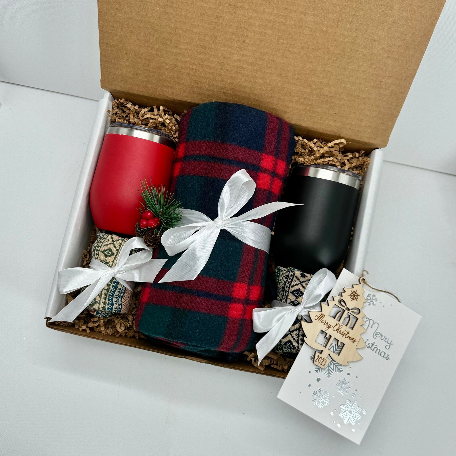 Christmas Gift Set for A Couple Personalized Custom Hygge Gift for Two ...