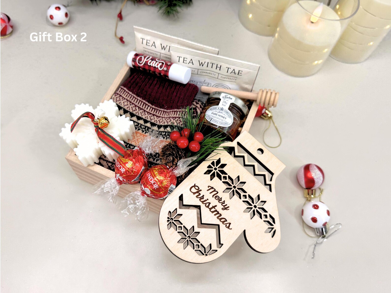 Corporate Christmas Gift Box Employee Appreciation Gift Coworker Merry ...