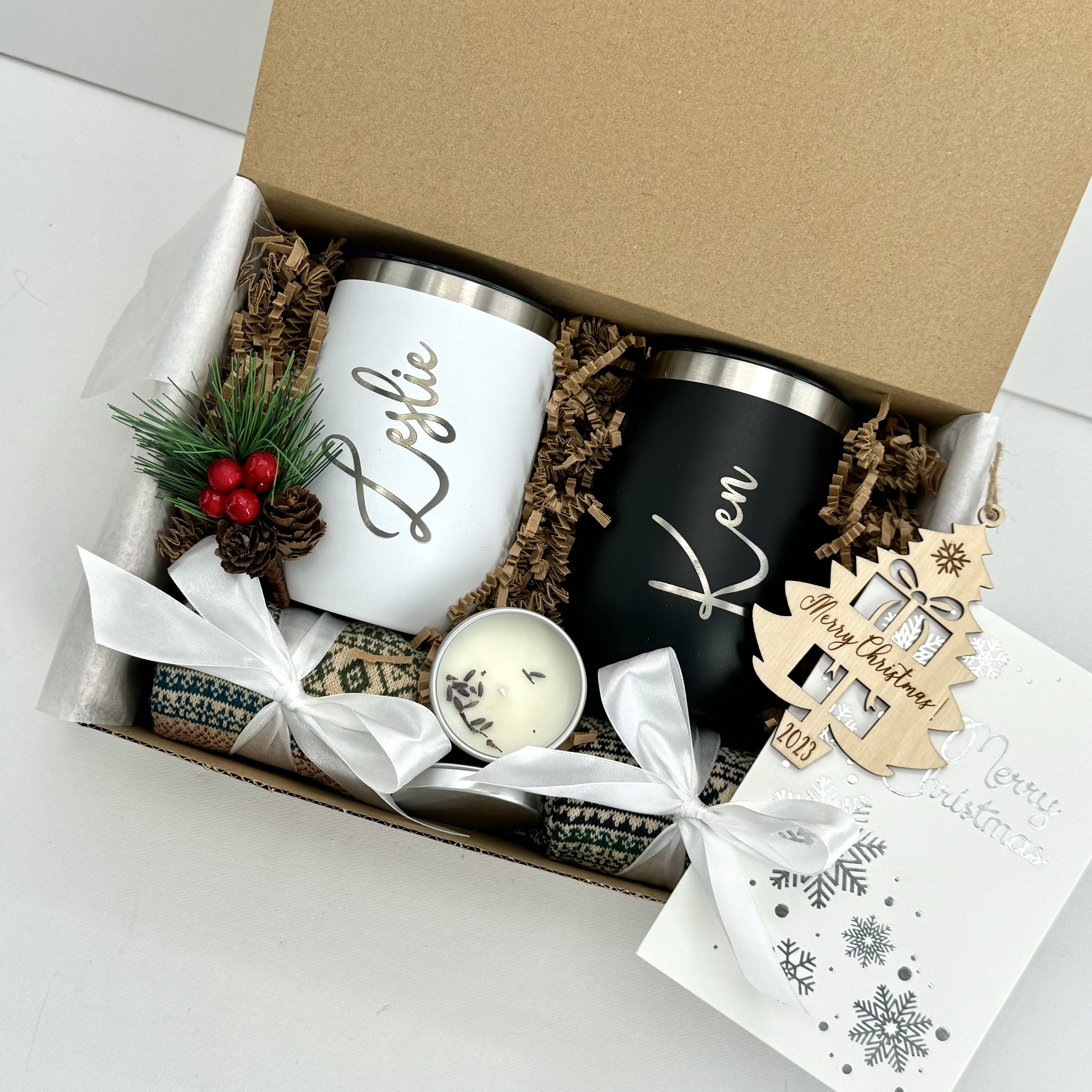 Gift Basket for A Couple Personalized Hygge Gift for Two Ideas Happy ...