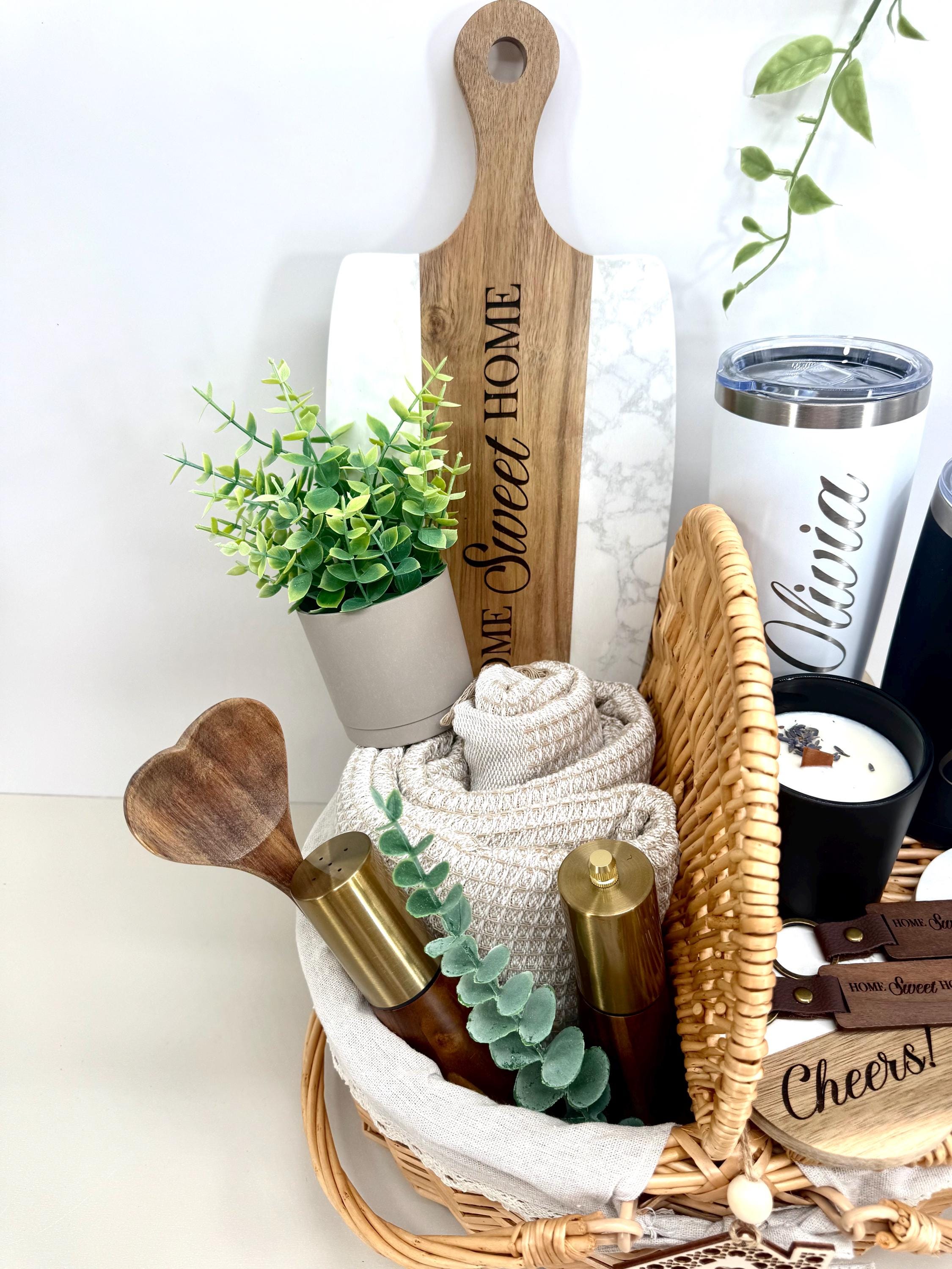 Realtor Closing Gift Basket Personalized Housewarming New Home Gift Set ...