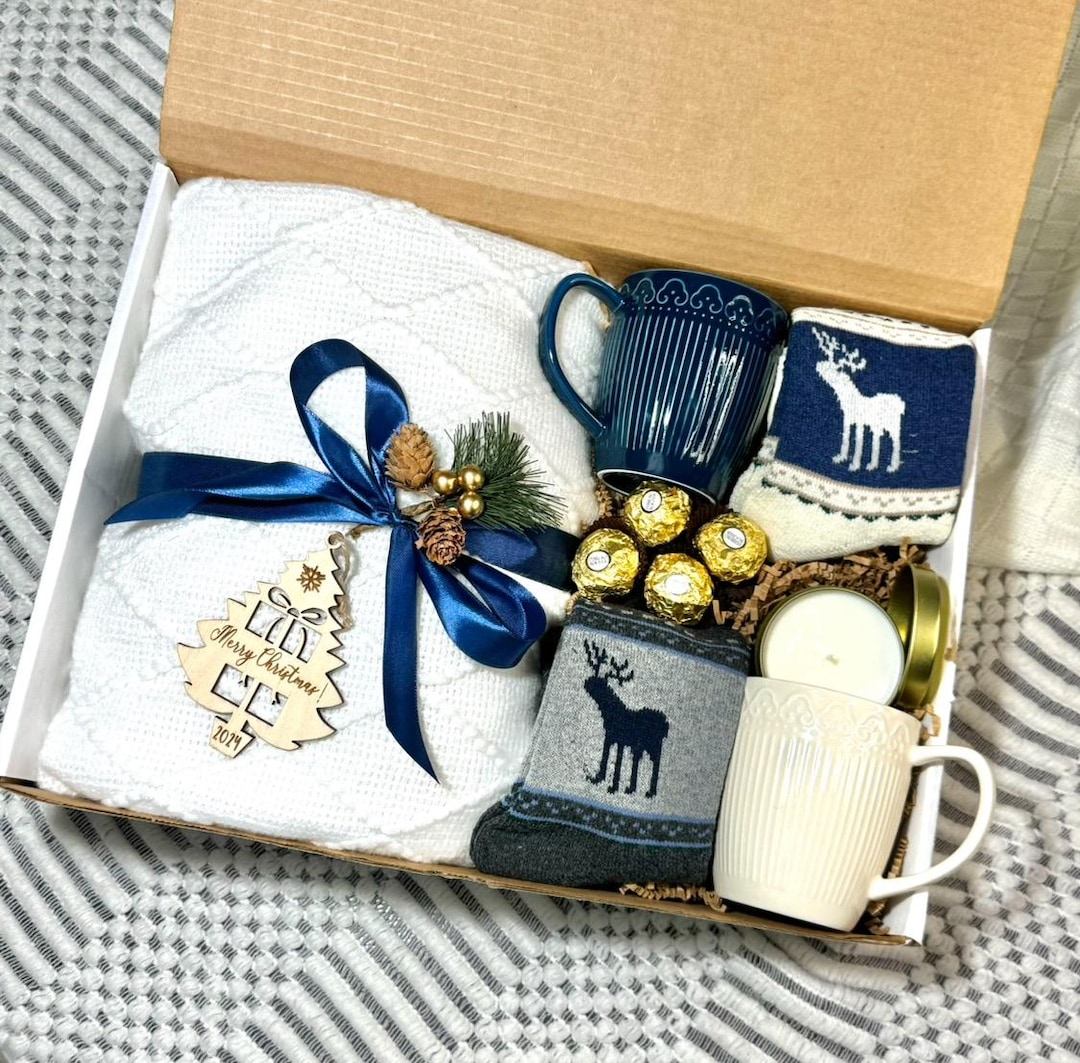 Christmas Gift Set for A Couple Holidays Hygge Gift for Two Happy ...