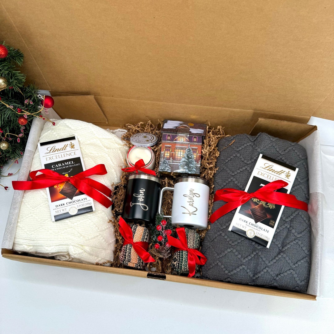 LARGE GIFT SET for Two Personalized Gift for a Couple Ideas Custom Gift ...