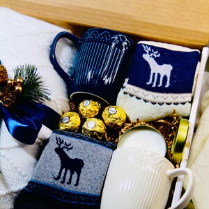 Christmas Gift Set for A Couple Holidays Hygge Gift for Two Happy ...