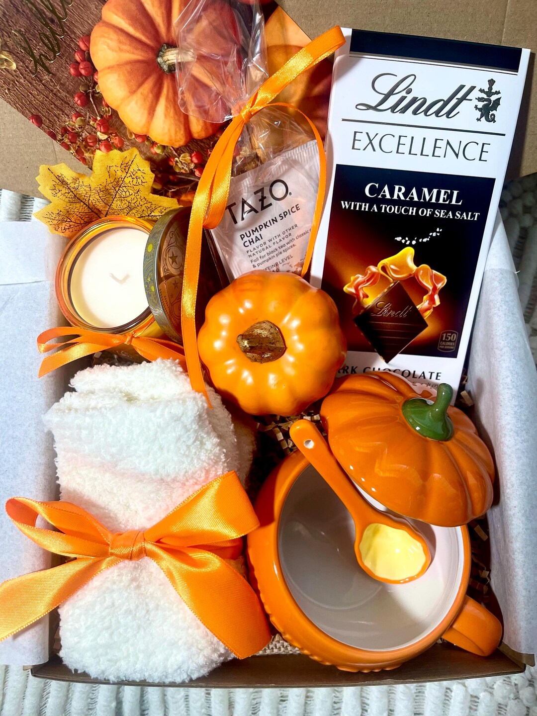 Hygge Cozy Warm Hug Thanksgiving Gift Halloween Gift Fall Gift Box Boo ...