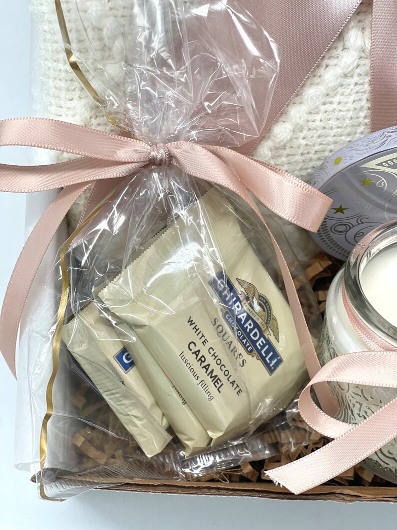 Luxe Hugge Cozy Gift for Women Valentine's Gift Basket for Her Filled ...
