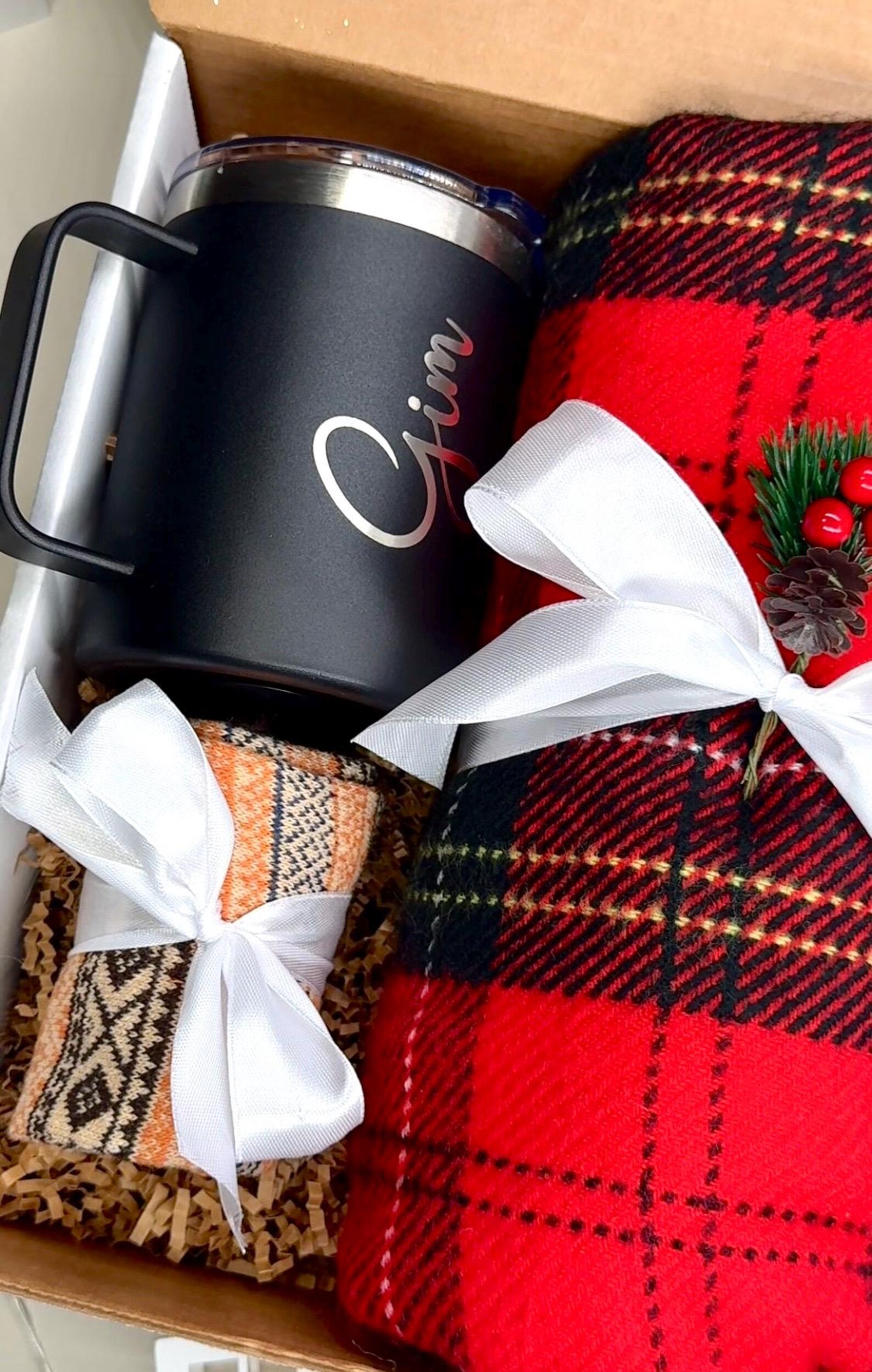 Christmas Gift Set for A Couple Personalized Custom Hygge Gift for Two ...