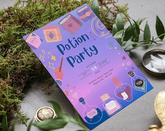 Potion Party Invitation - Etsy