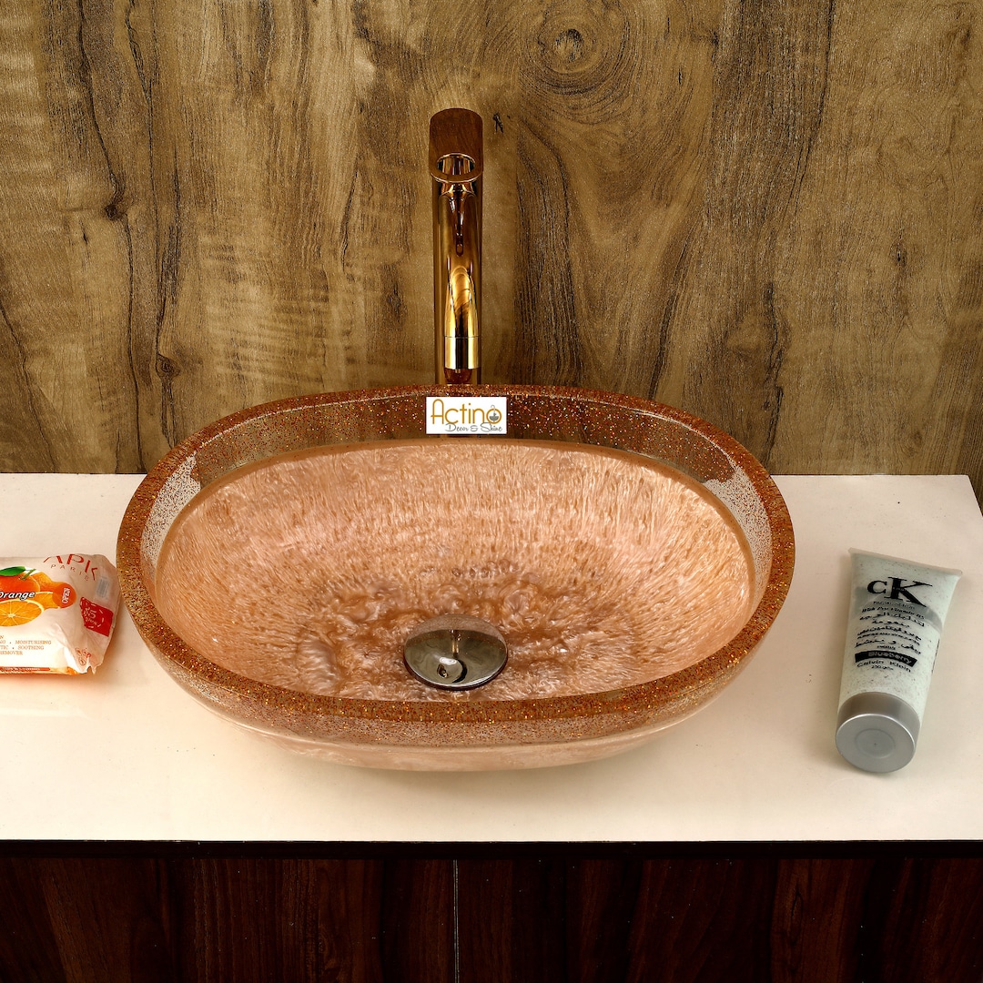 Multi Colour Handmade Bathroom Sink, Stylish Wash Basin, Colourful Wash ...