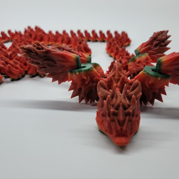 Fire Dragon Sprite 3d - Etsy