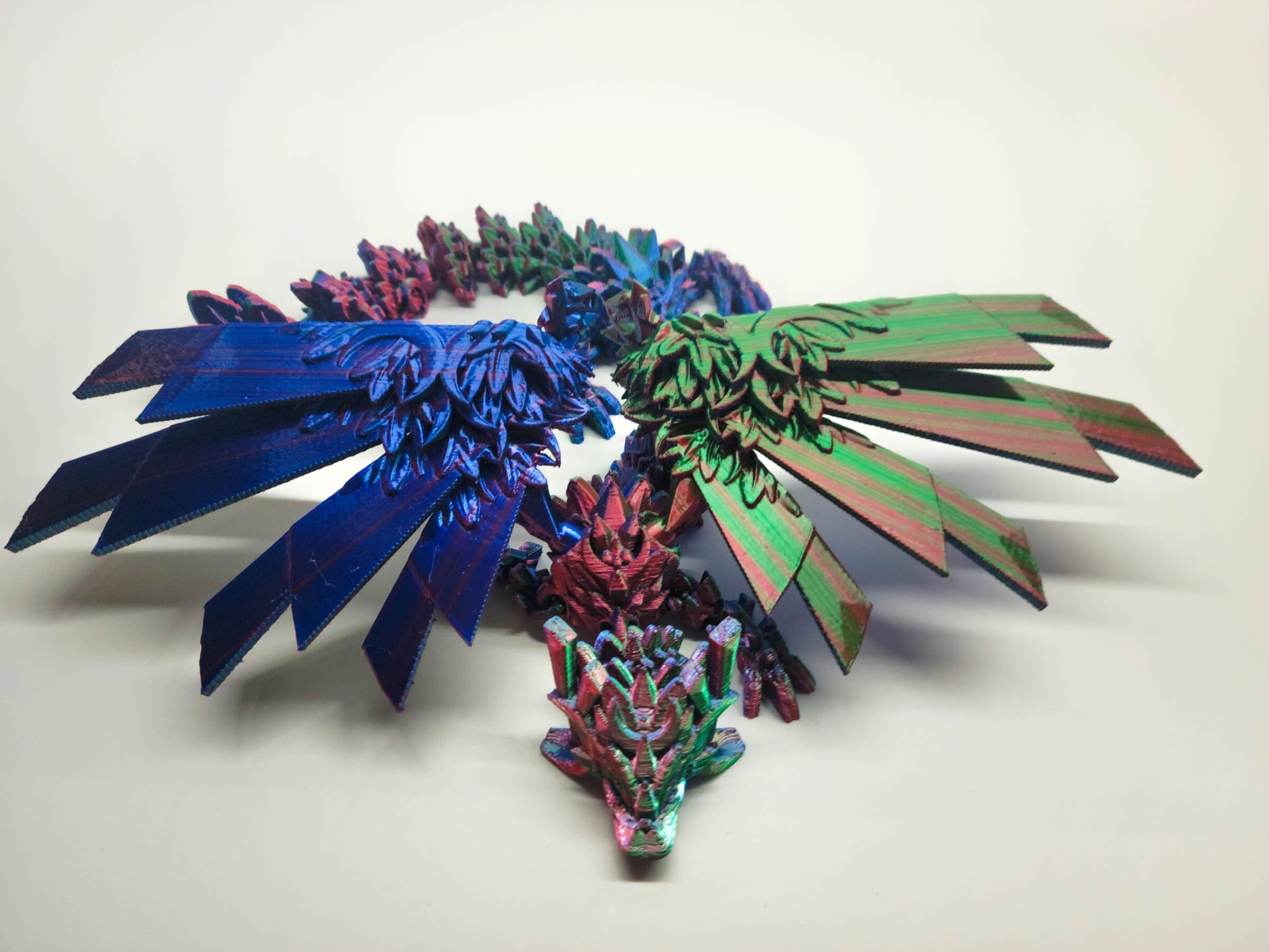 Infinity Dragon Flexible Dragon 3D Printed Articulated - Etsy