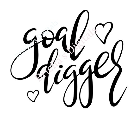 Goal Digger Digital File: PSD PNG JPEG - Etsy