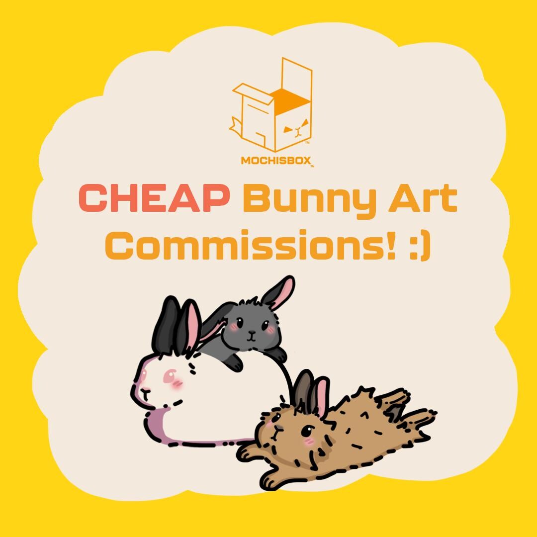 Affordable DIGITAL Bunny Art Commissions!!! :) Bunny Art, Cheap, Kawaii ...
