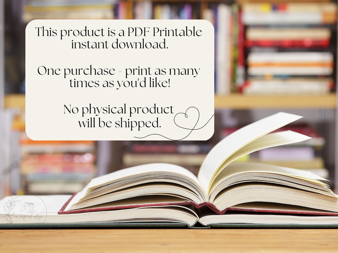 Library Card Bookmarks, INSTANT DOWNLOAD, 2024 Bookmark, Printable ...