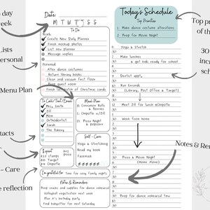 Daily Planner Printable, INSTANT DOWNLOAD, Planner Printable, to Do ...