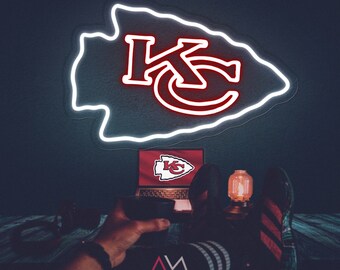Neon Kc Chiefs Sign - Etsy