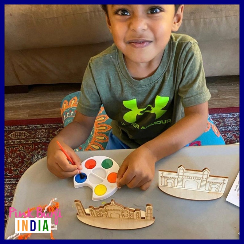 DIY India Craft Kit, Indian Crafts for Kids, India Travel Activities ...