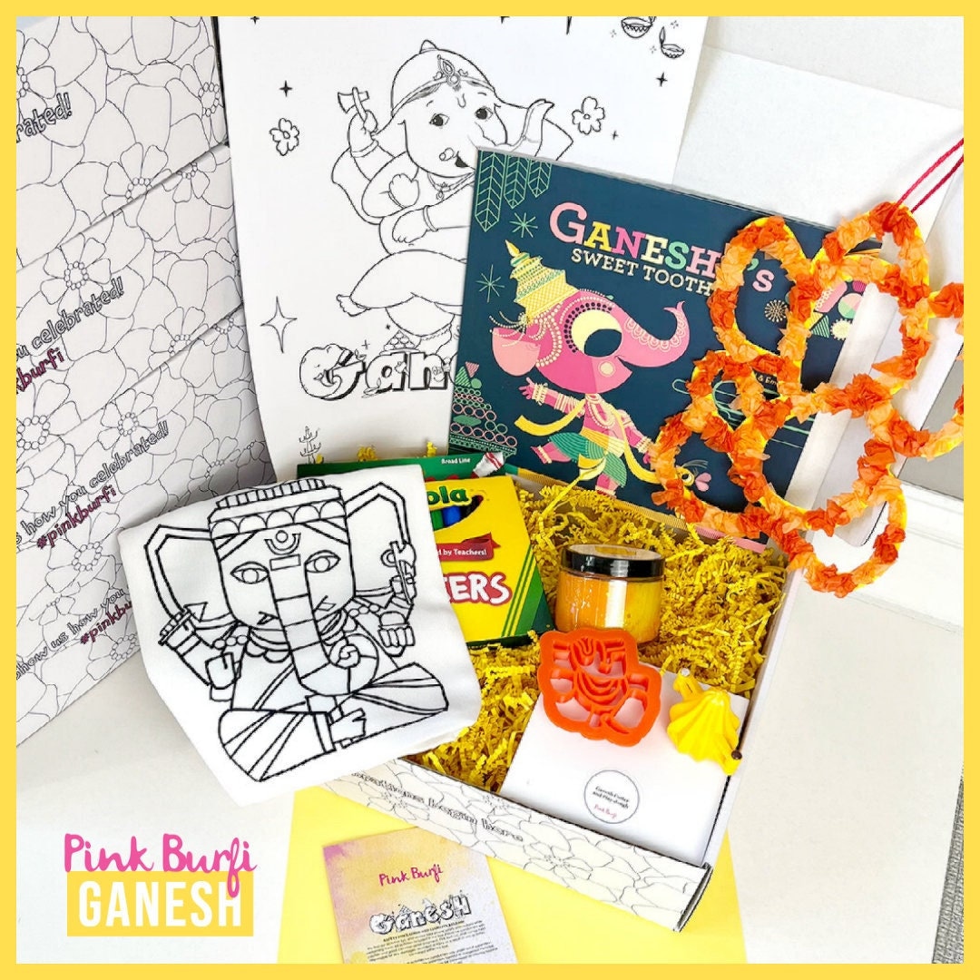Ganesh Craft Kit, Ganesh Chaturthi Kids Activity, Ganesha Painting ...