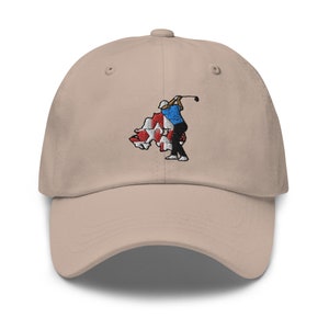 Rory Mcilroy Golf & Northern Ireland Silhouette Classic Adjustable Hat ...