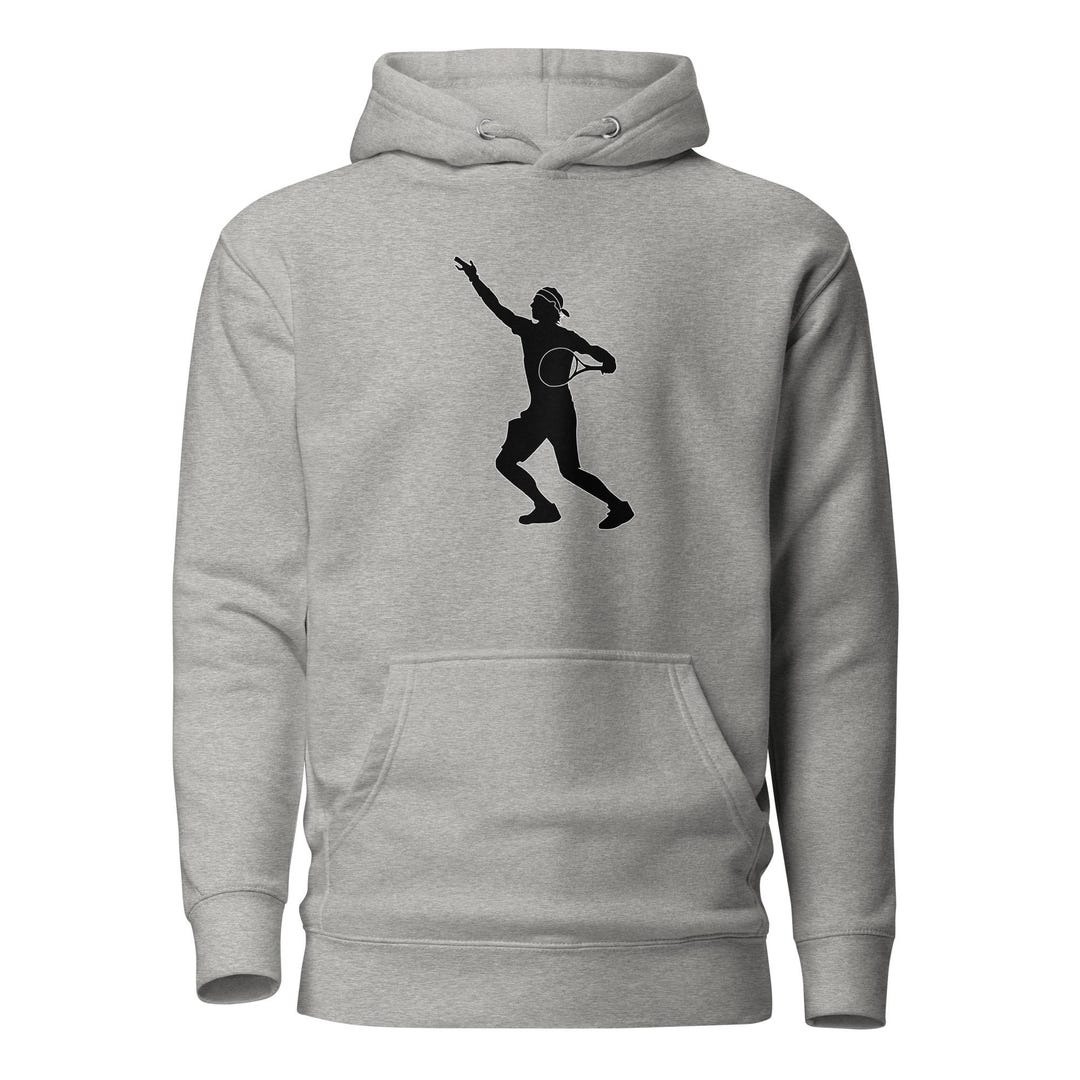 Rafa Nadal Tennis Black Silhouette Unisex Hoodie - Etsy