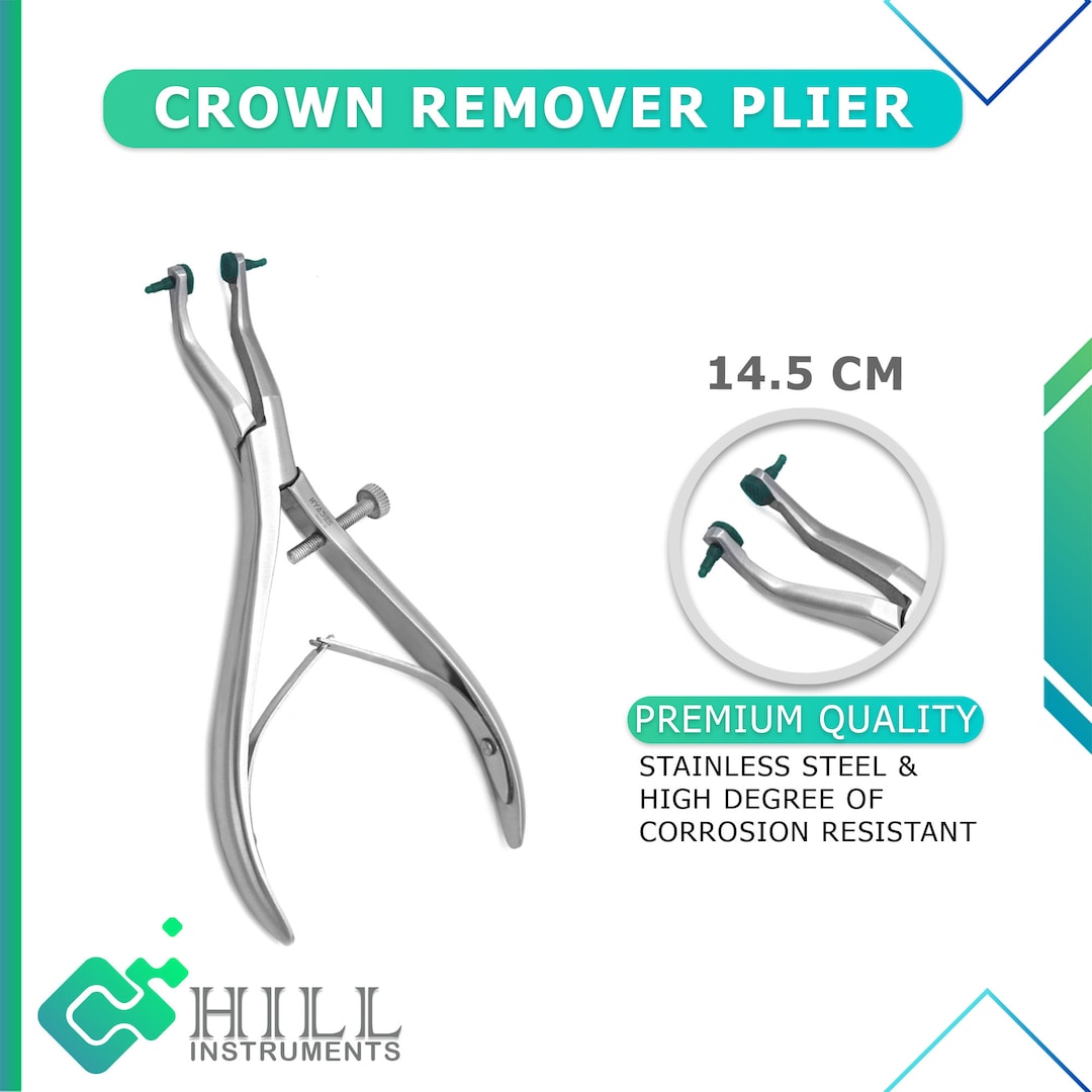 Crown Remover Plier With Two Extra Tips 14.5 Cm, Easy and Accurate ...