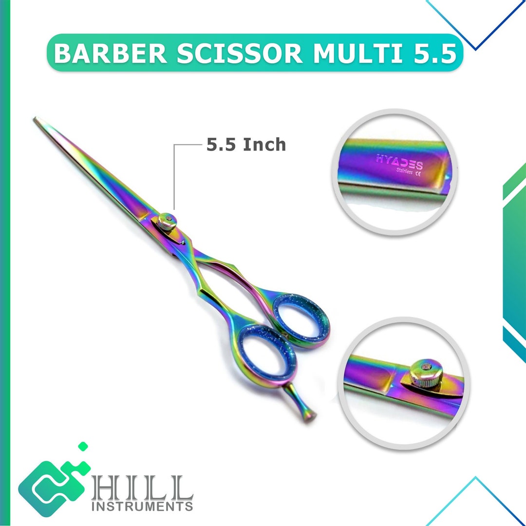 Barber Scissor Multi 5.5 Inch, Professional Salon Hairdressing Shears ...