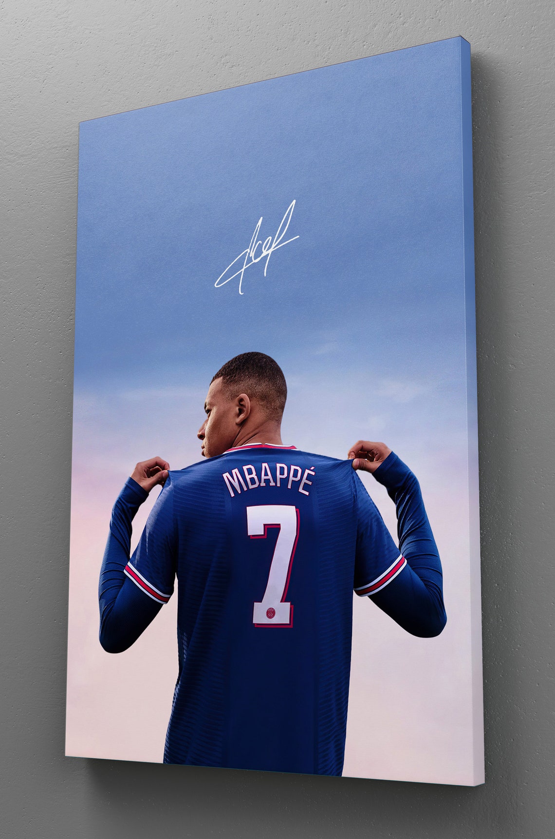 Kylian Mbappe Poster Soccer Player Print Kylian Mbappe - Etsy