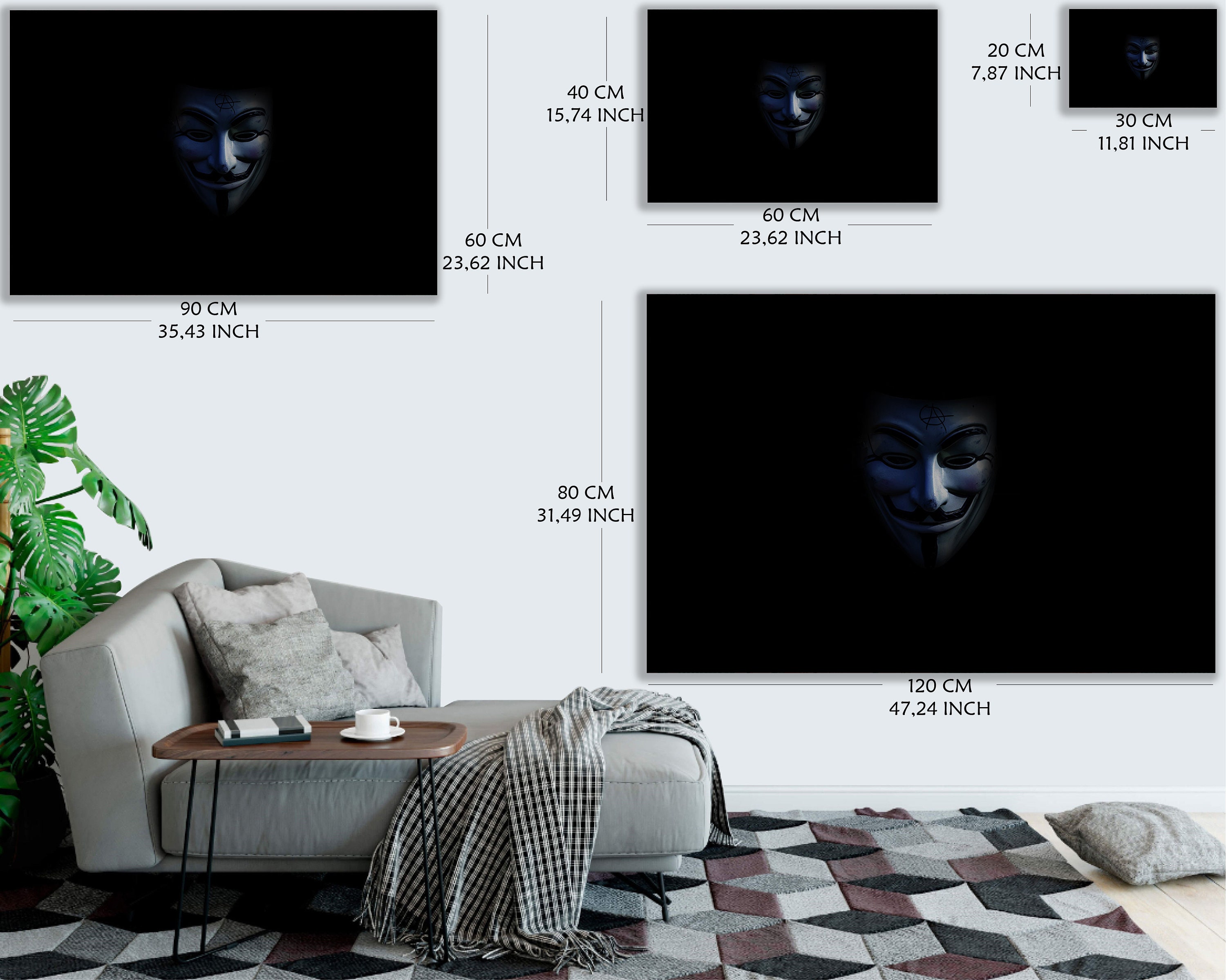 Anonymous Wall Art Anonymous Hacker Poster Wall Art - Etsy