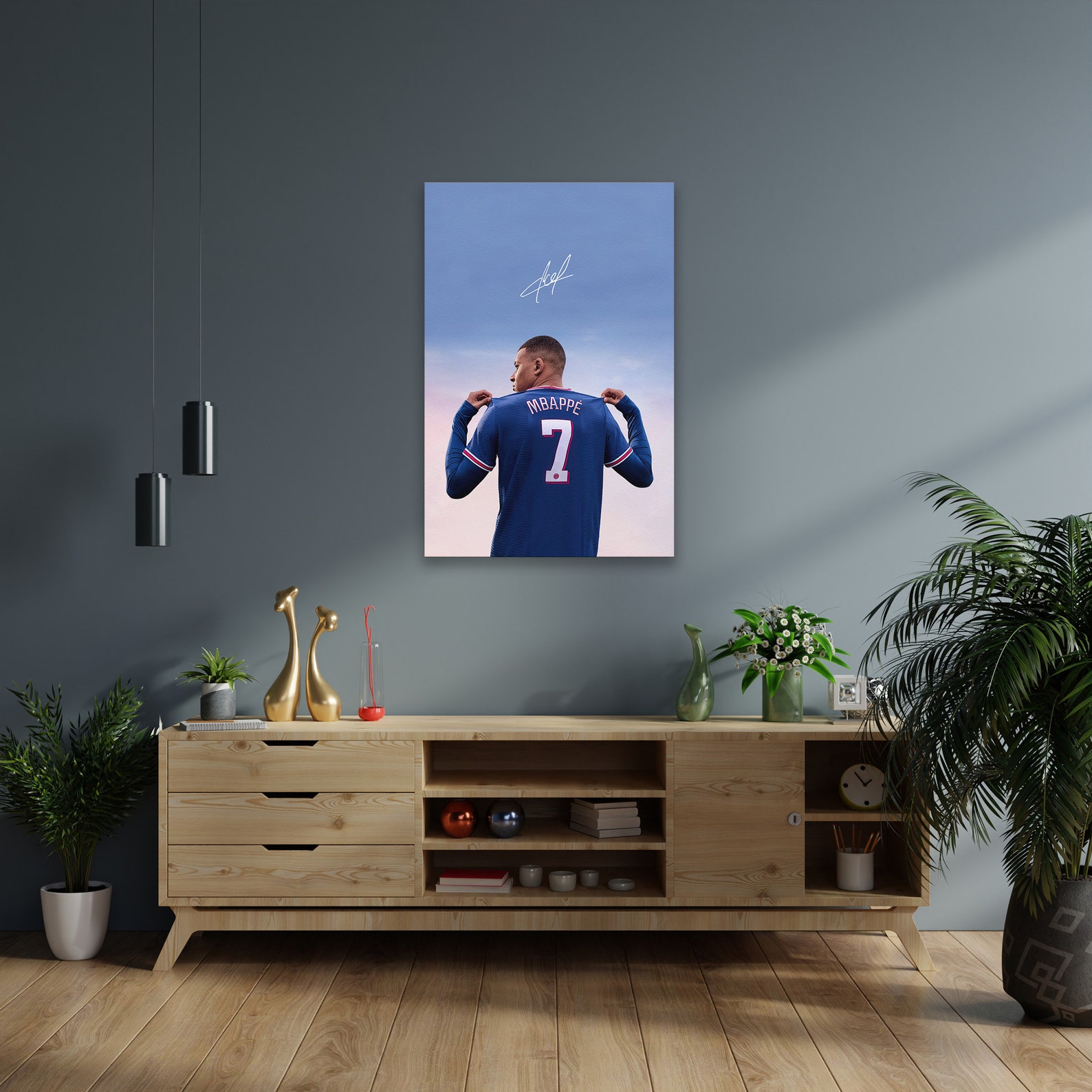 Kylian Mbappe Poster Soccer Player Print Kylian Mbappe - Etsy