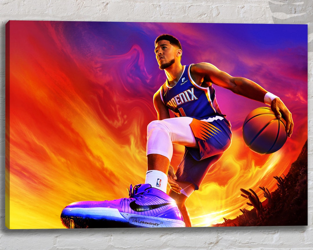 Devin Booker Poster Devin Booker Wall Art Phoenix Suns Poster Phoenix ...