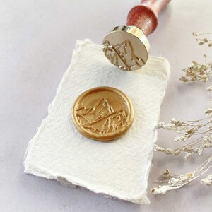 Mountain Peak Wax Stamp | Make Wax Seals With Mountain Design ...