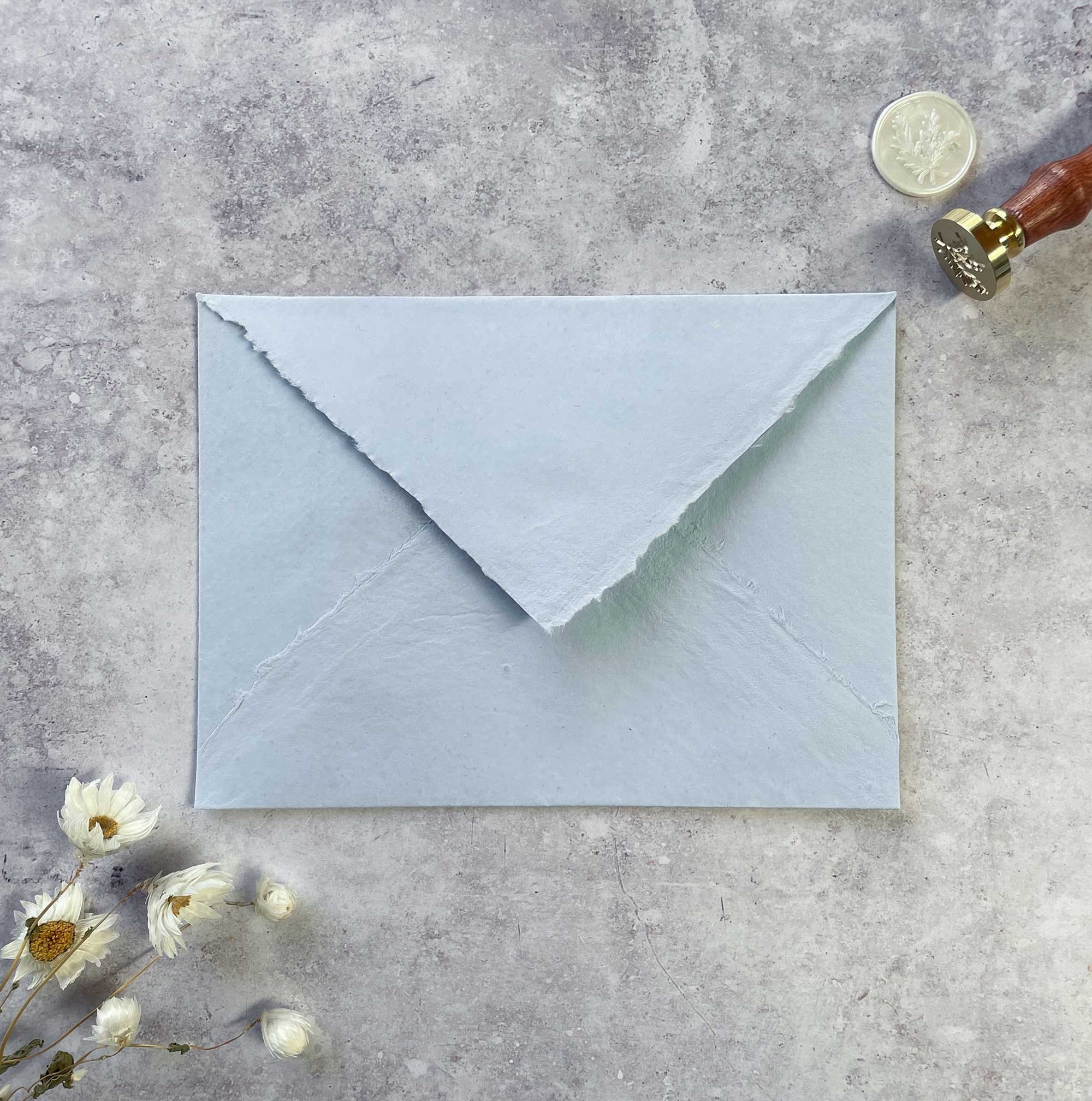 Handmade Blue Paper