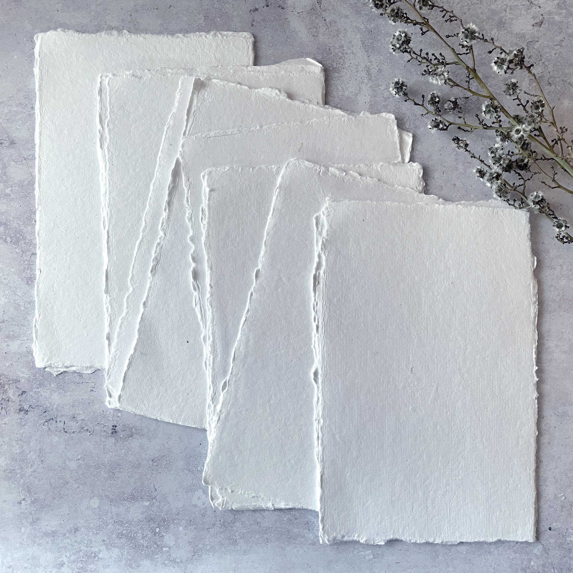 Handmade Cotton Rag Paper Premium White Handmade Paper With - Etsy UK